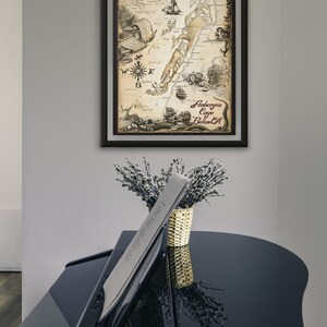 Hand-drawn Antique-style Map Captures the Spirit of Ambergris Caye ...