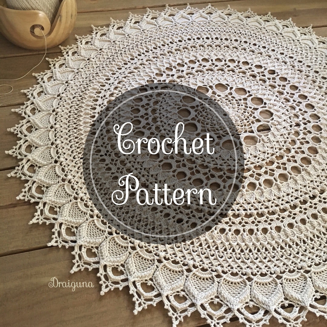 Oculus of Stars Crochet Doily Pattern (english & Russian Only), PDF ...