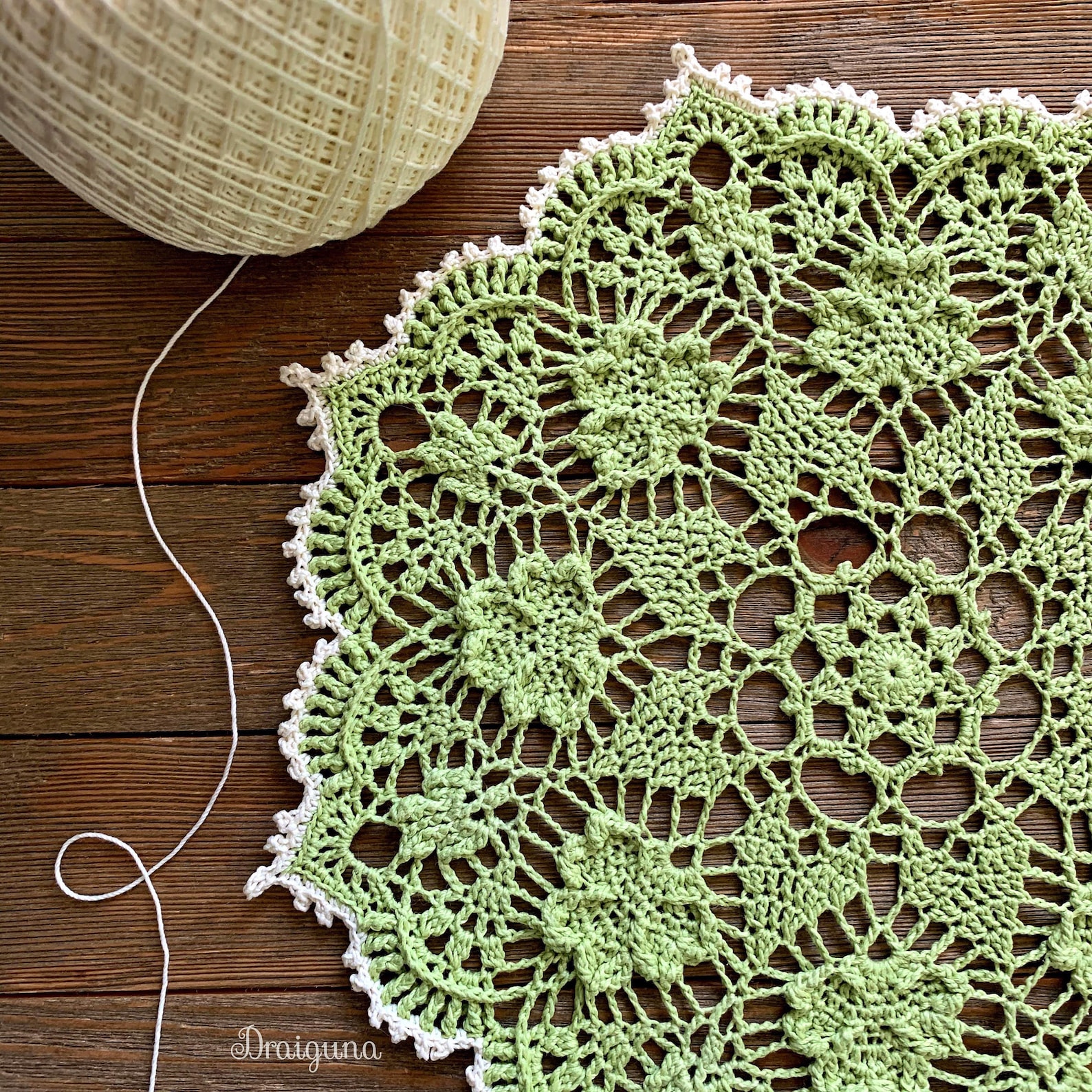 Shamrock Soiree Crochet Doily Pattern (english Only), PDF Digital ...