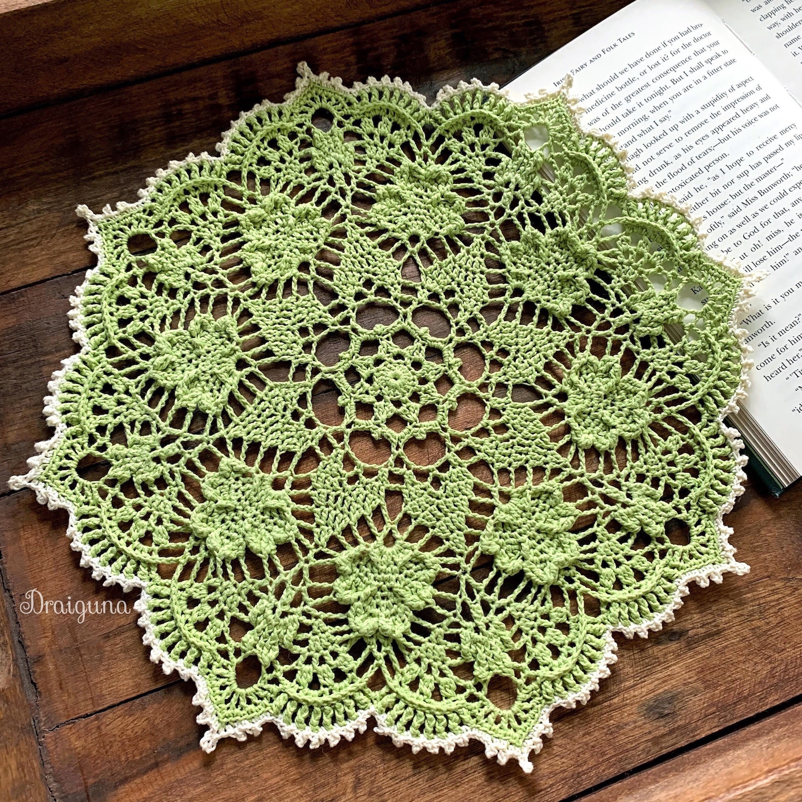 Shamrock Soiree Crochet Doily Pattern (english Only), PDF Digital ...