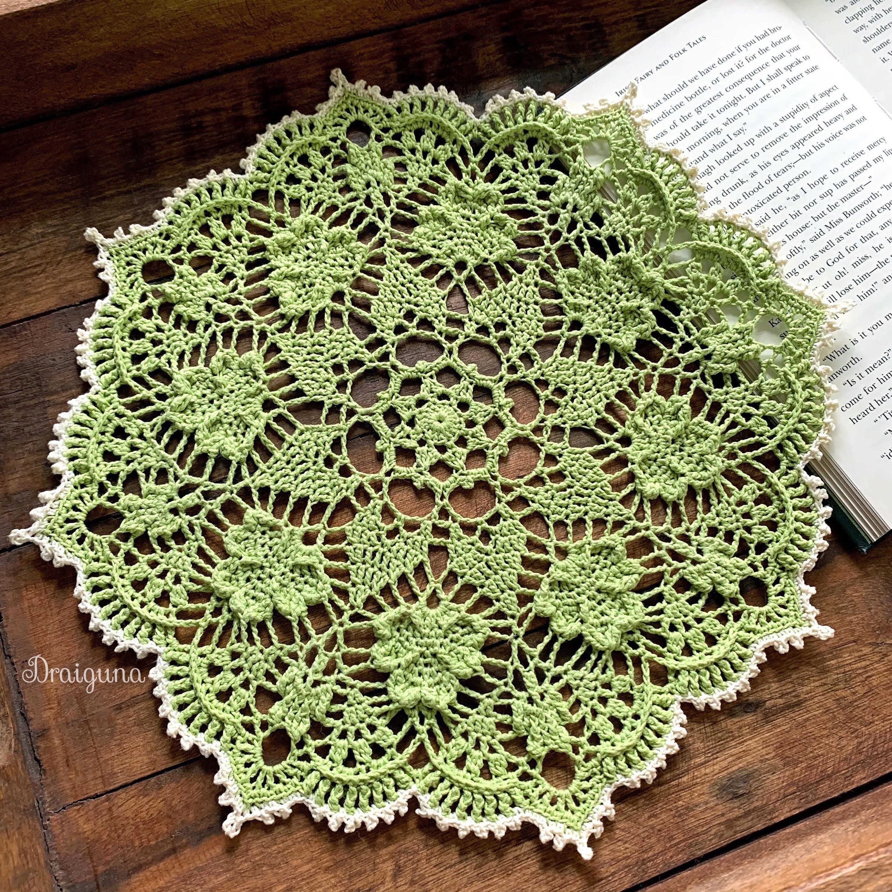 Shamrock Soiree Crochet Doily Pattern (english Only), PDF Digital ...