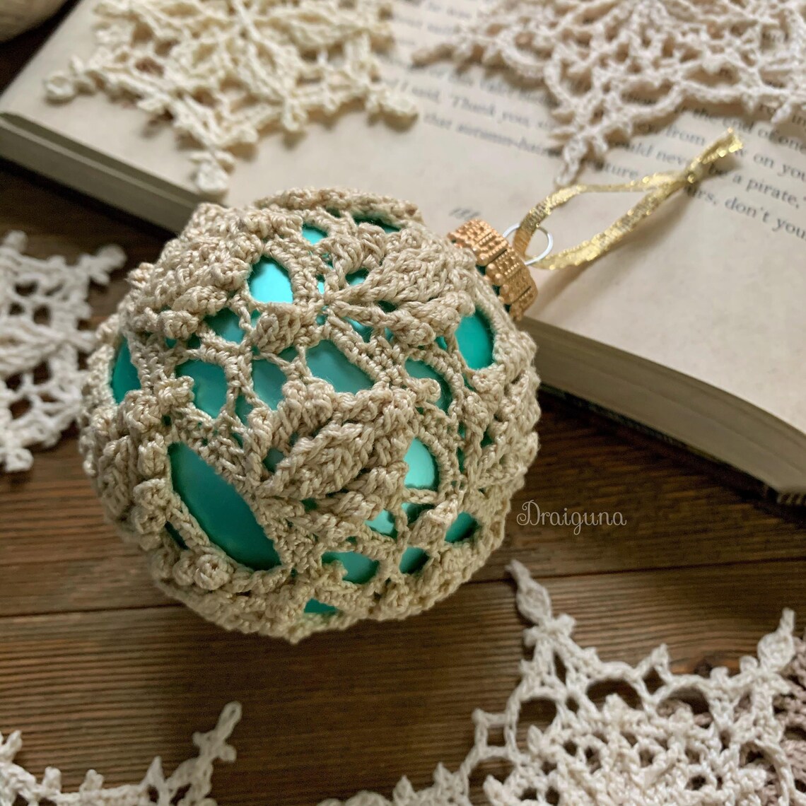 Inscribed Ornament Cover Crochet Pattern, PDF Digital Download - Etsy