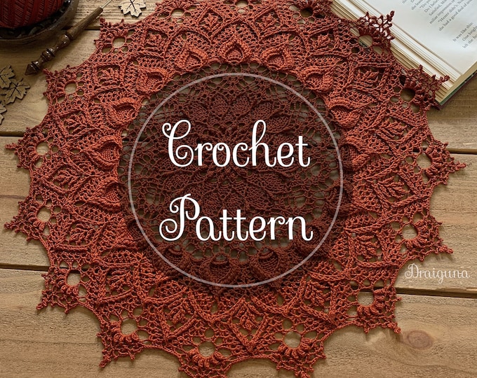 Crochet Doily Pattern Crochet Doily Set Pattern Crochet - Etsy