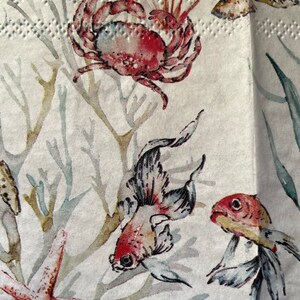 2 Small Ambiente Paper Napkins for Mixed Media, Collage, Scrapbook ...