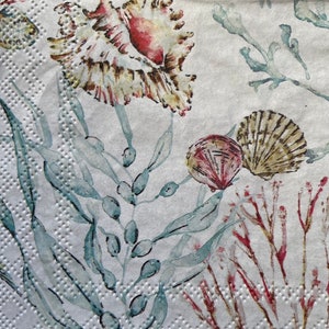 2 Small Ambiente Paper Napkins for Mixed Media, Collage, Scrapbook ...