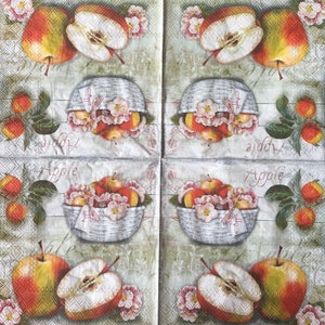 2 Rare Out of Print Paper Napkins for Mixed Media, Collage, Scrapbook ...