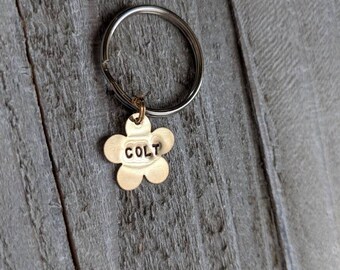 Flower keychain | Etsy