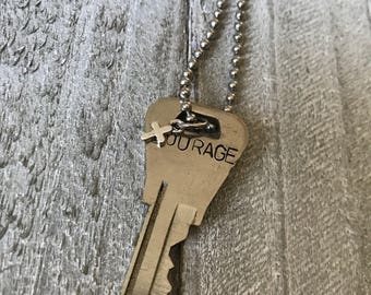 Key with cross | Etsy