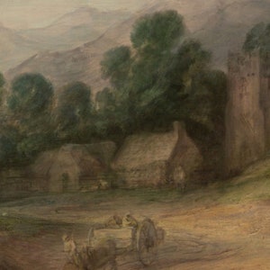 Psalm 23 Mountain Landscape, Scripture Printable Artwork, Christian Art ...