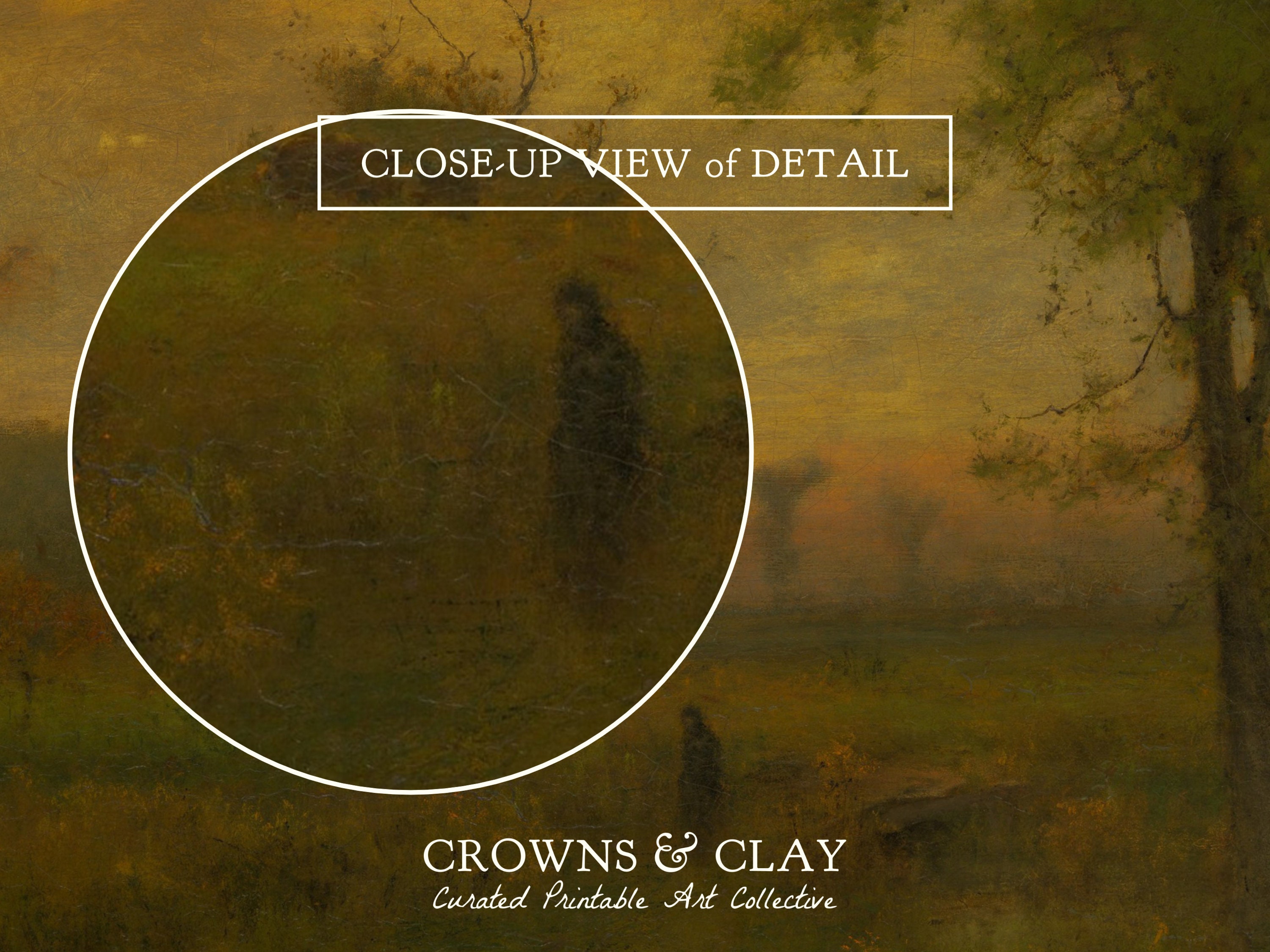 Sunrise Landscape PRINTABLE Artwork George Inness Painting - Etsy