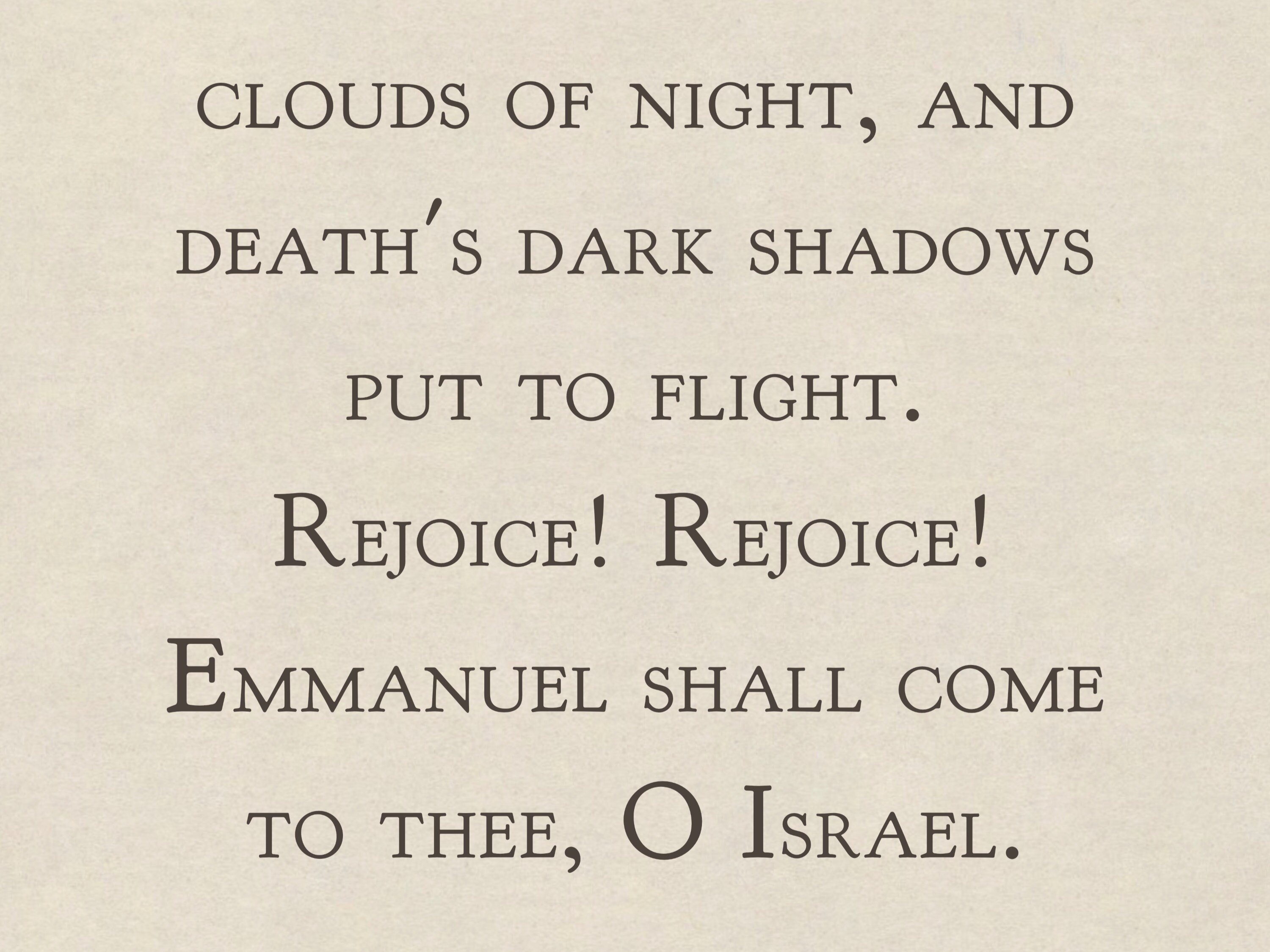 O Come O Come Emmanuel Lyrics, Printable Artwork, Holiday Hymn Art ...