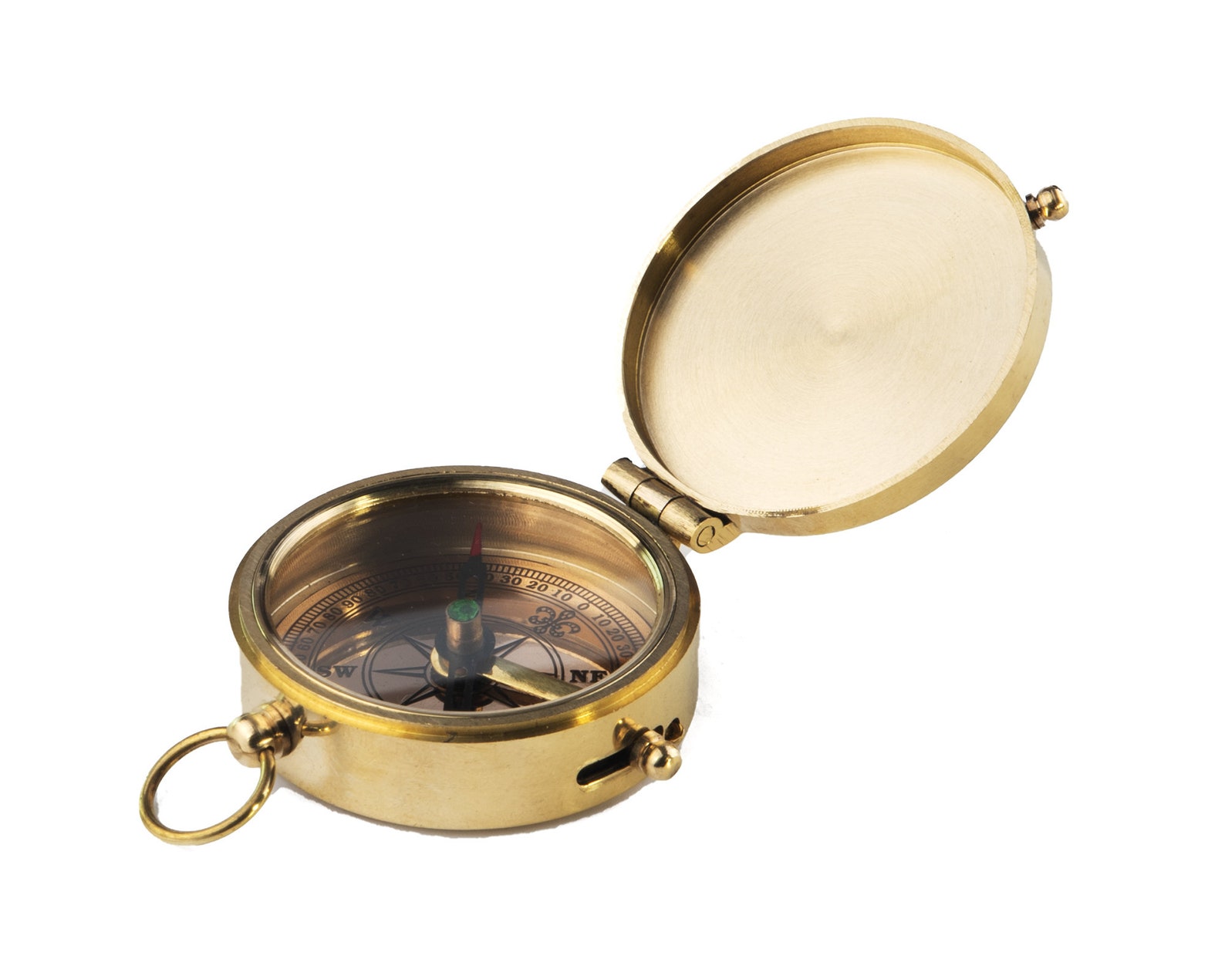 Personalized Compass Camping Brass Survival Outdoor Hiking | Etsy