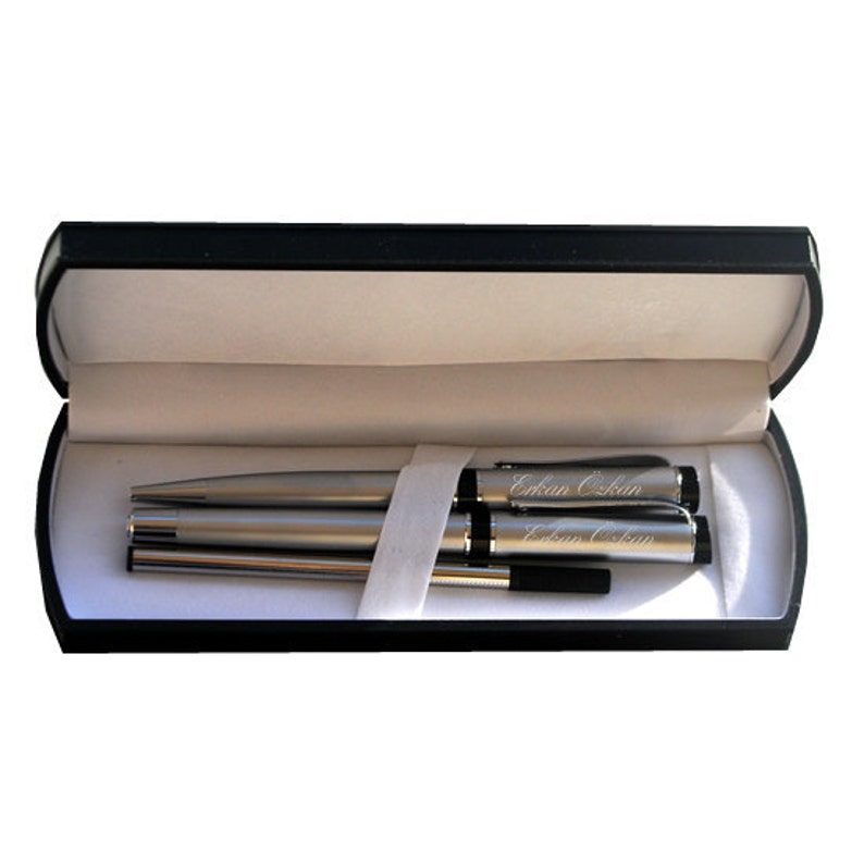 Personalized Pen Set / Custom Engraved Name - Etsy