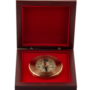 Personalized Compass Wooden Boxed / Custom Engraved Name - Etsy