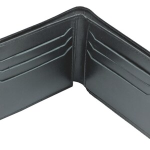 Personalized Wallet Black Leather / Custom Engraved Name and | Etsy