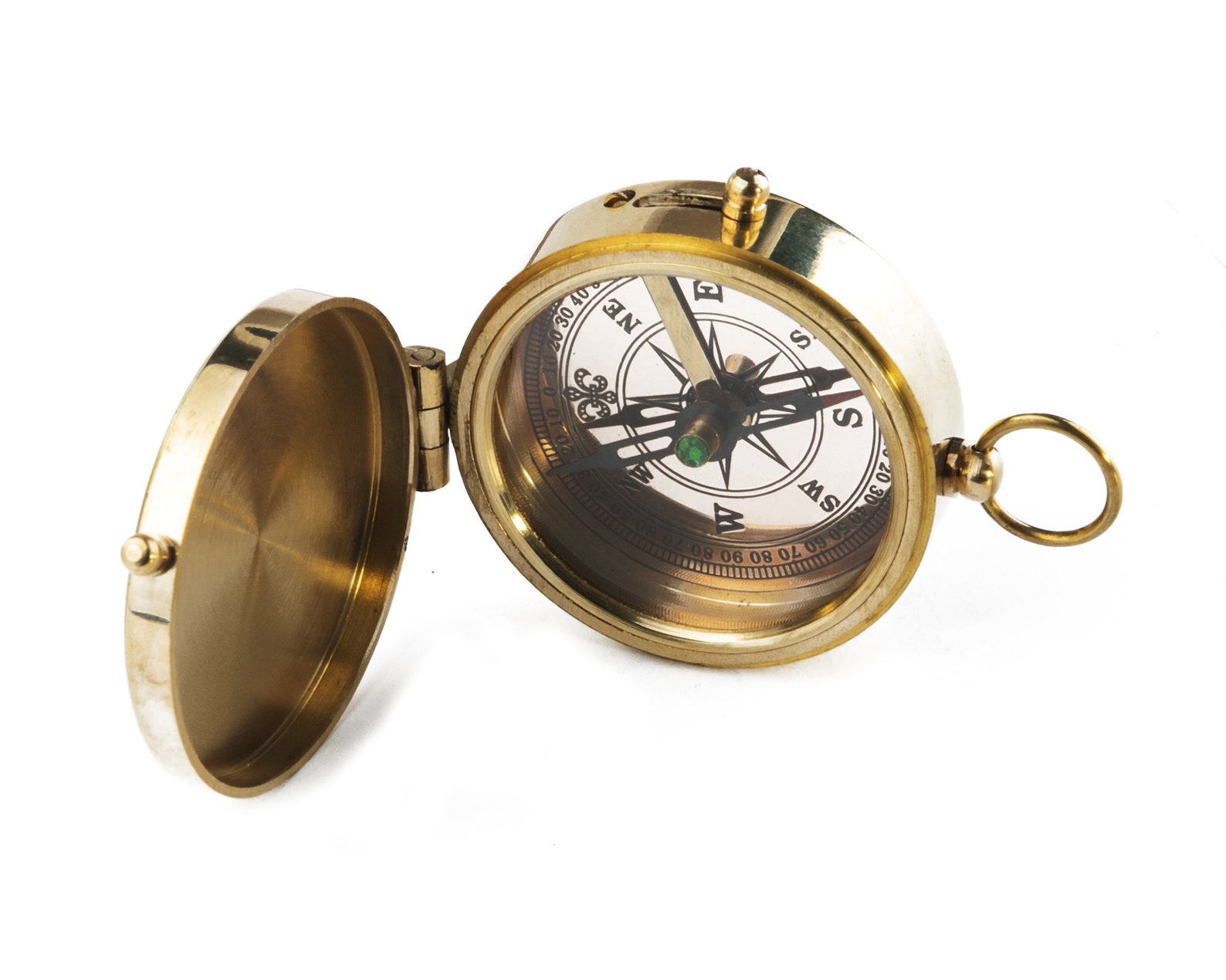 Personalized Compass Camping Brass Survival Outdoor Hiking | Etsy