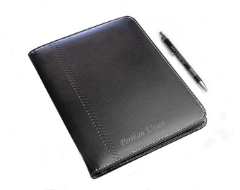 Personalized Pen Set Black / Custom Engraved Name | Etsy