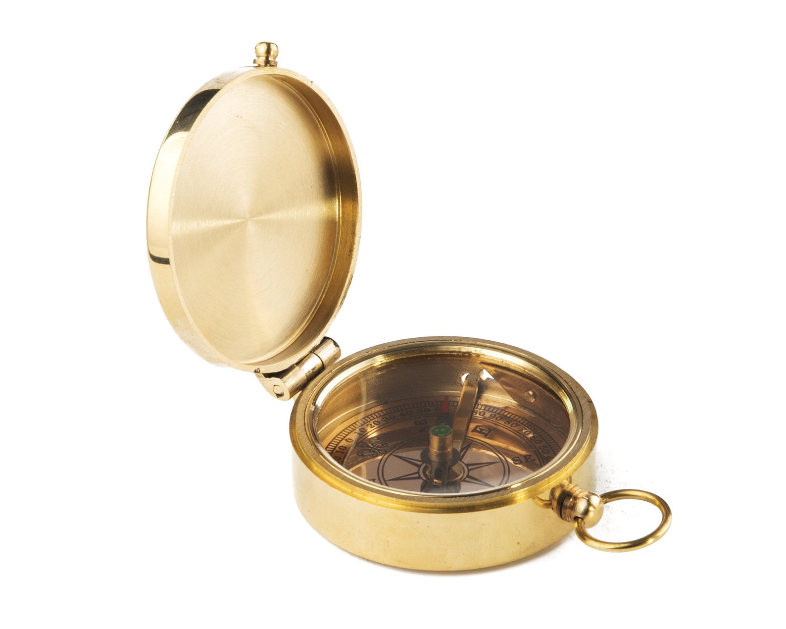 Personalized Compass Camping Brass Survival Outdoor Hiking Climbing ...