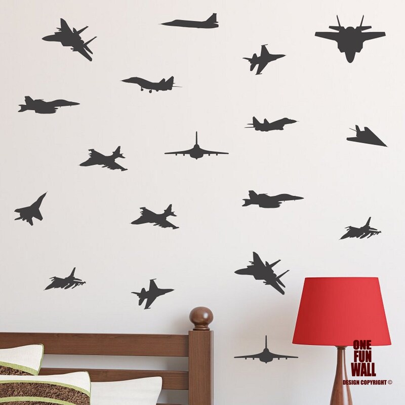 Airplane Decals - Etsy