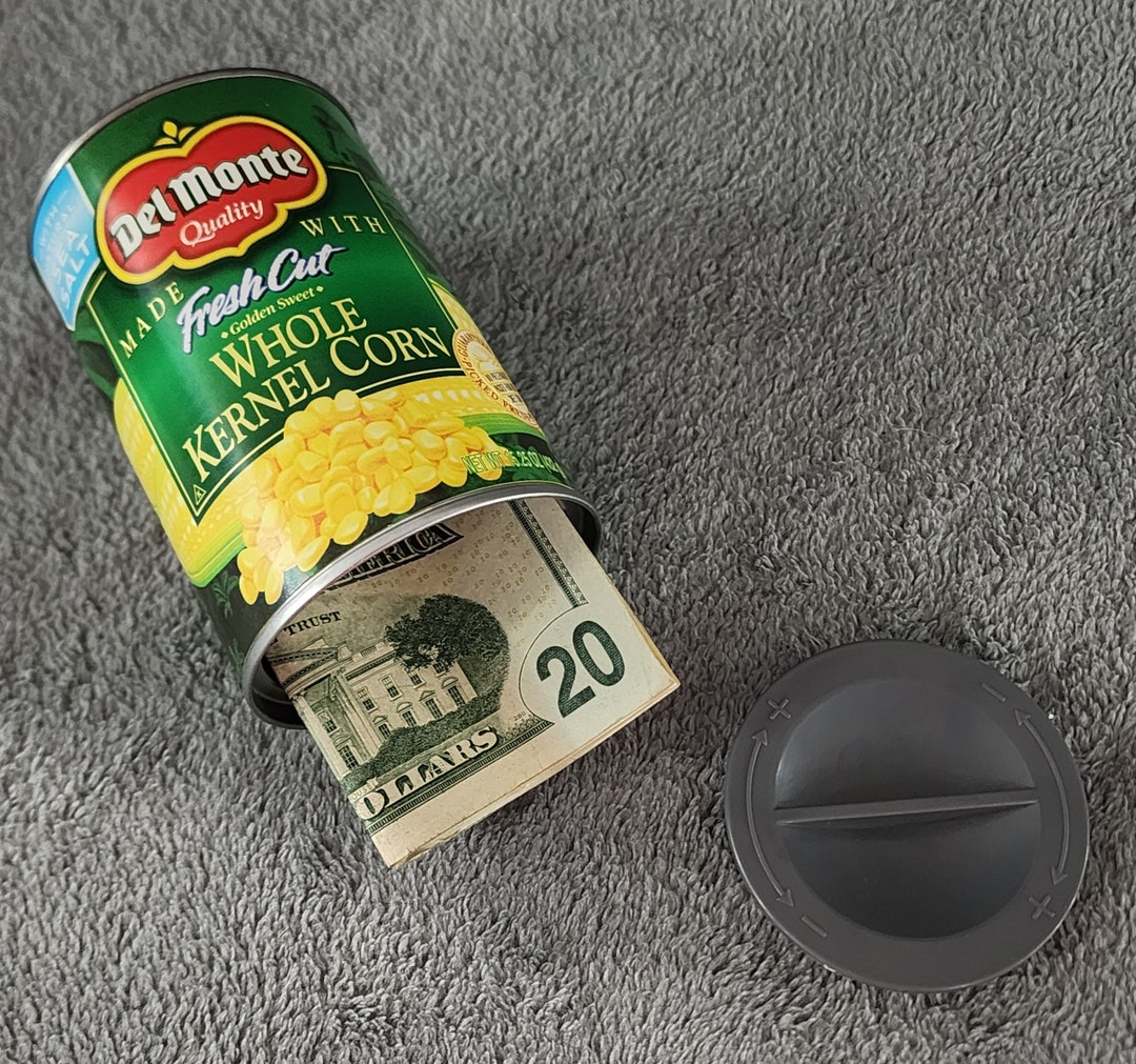 Hidden Storage Secret Compartment Stash Safe Can Faux Del Monte Corn ...