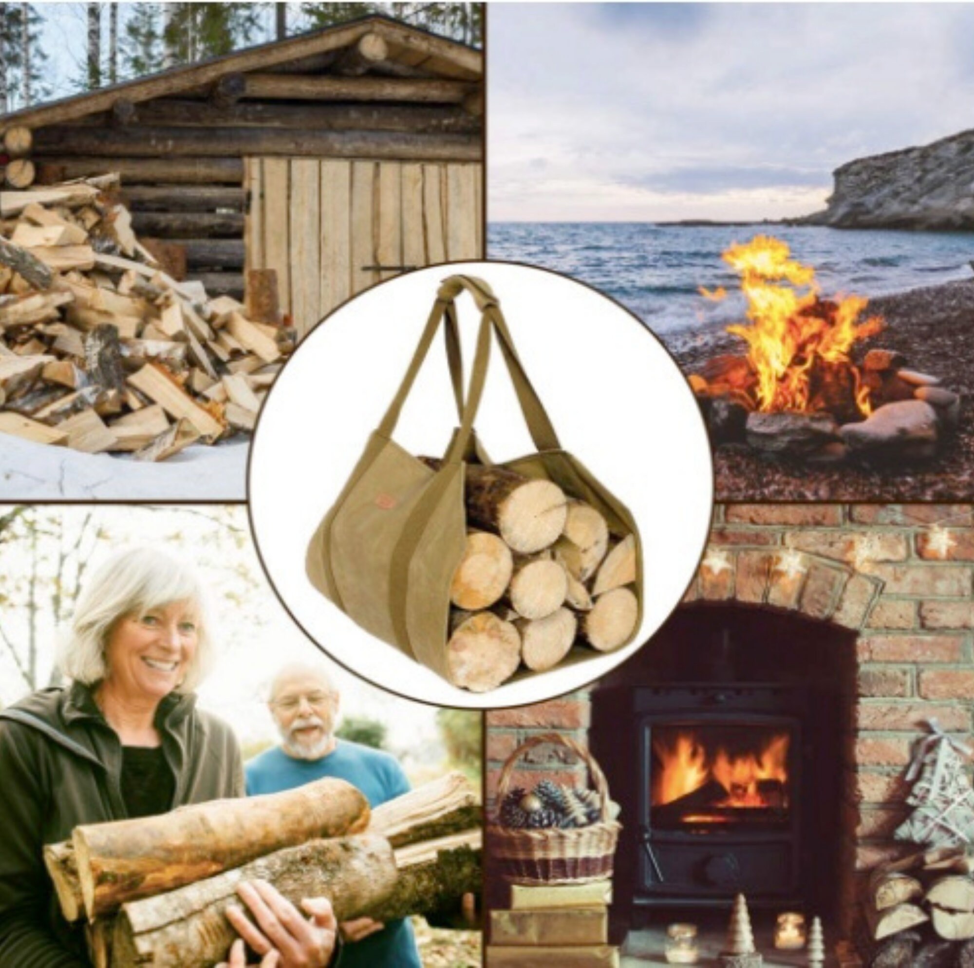 Firewood Carrier With Axe Sling - Etsy