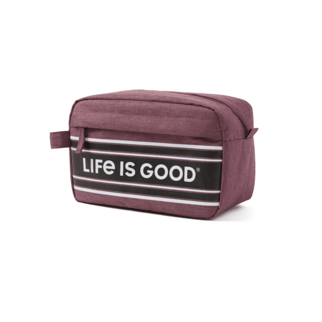 Life is Good Stripes Toiletry Bag - Etsy