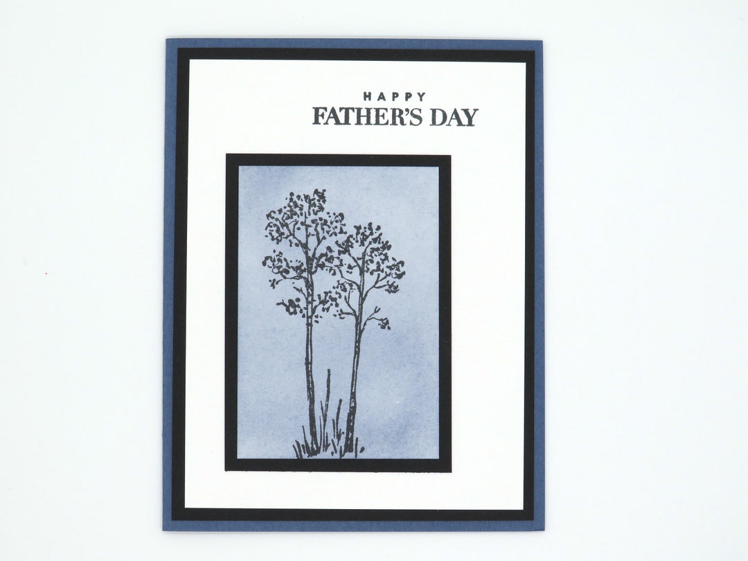 Handmade Fathers Day Card Combined Shipping Stampin Up Fathers Day Card ...