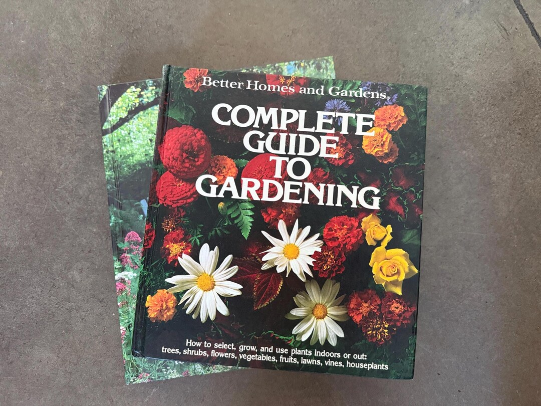 Vintage Gardening Coffee Table Hardcover Books, Set of Two, Best ...