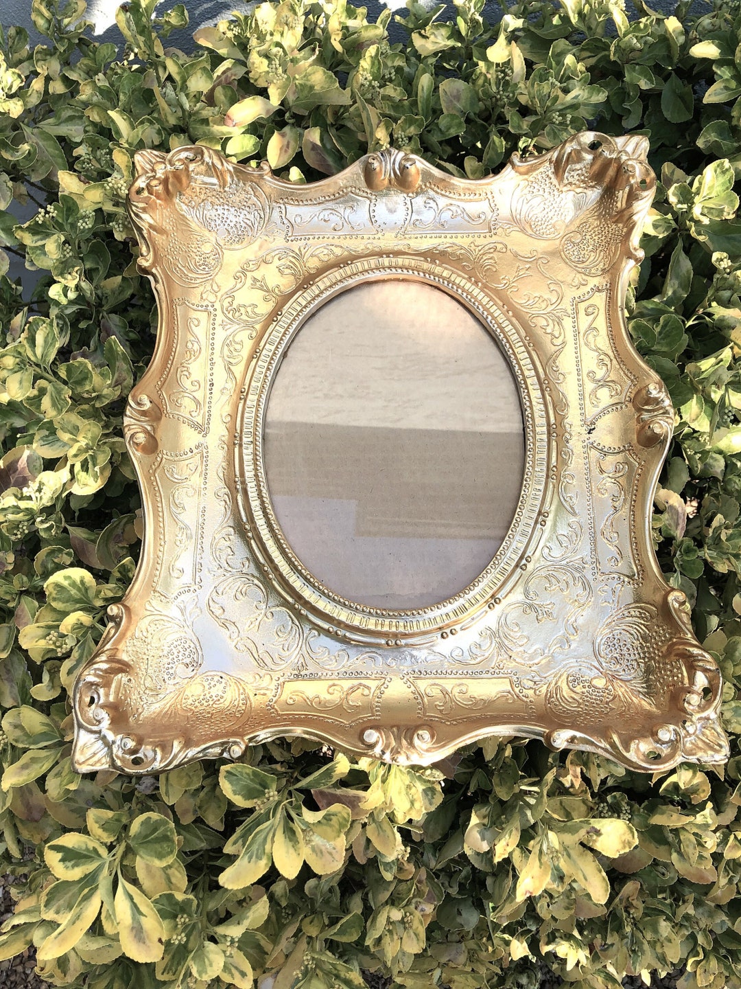 Large Ornate Vintage Italian Gold Wall Frame, Wedding Wall Photo Frame ...
