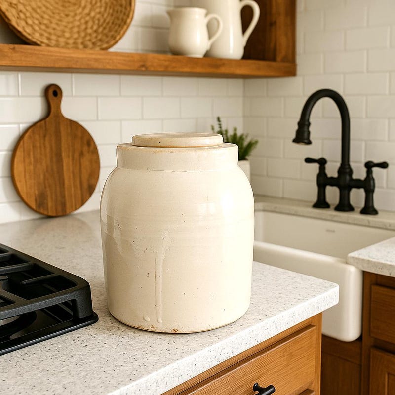Large Antique Crock - Etsy