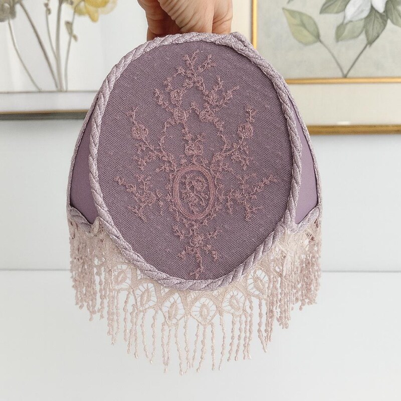 Embroidered Lamp Shade - Etsy