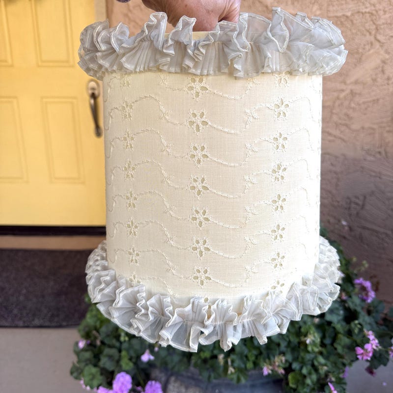 Ruffled Lamp Shade - Etsy