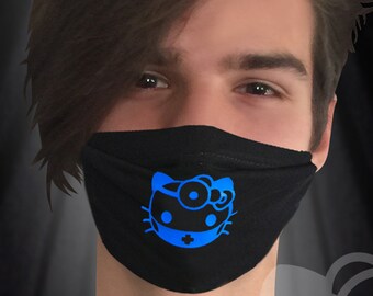 Cyber Cat Mask - Etsy