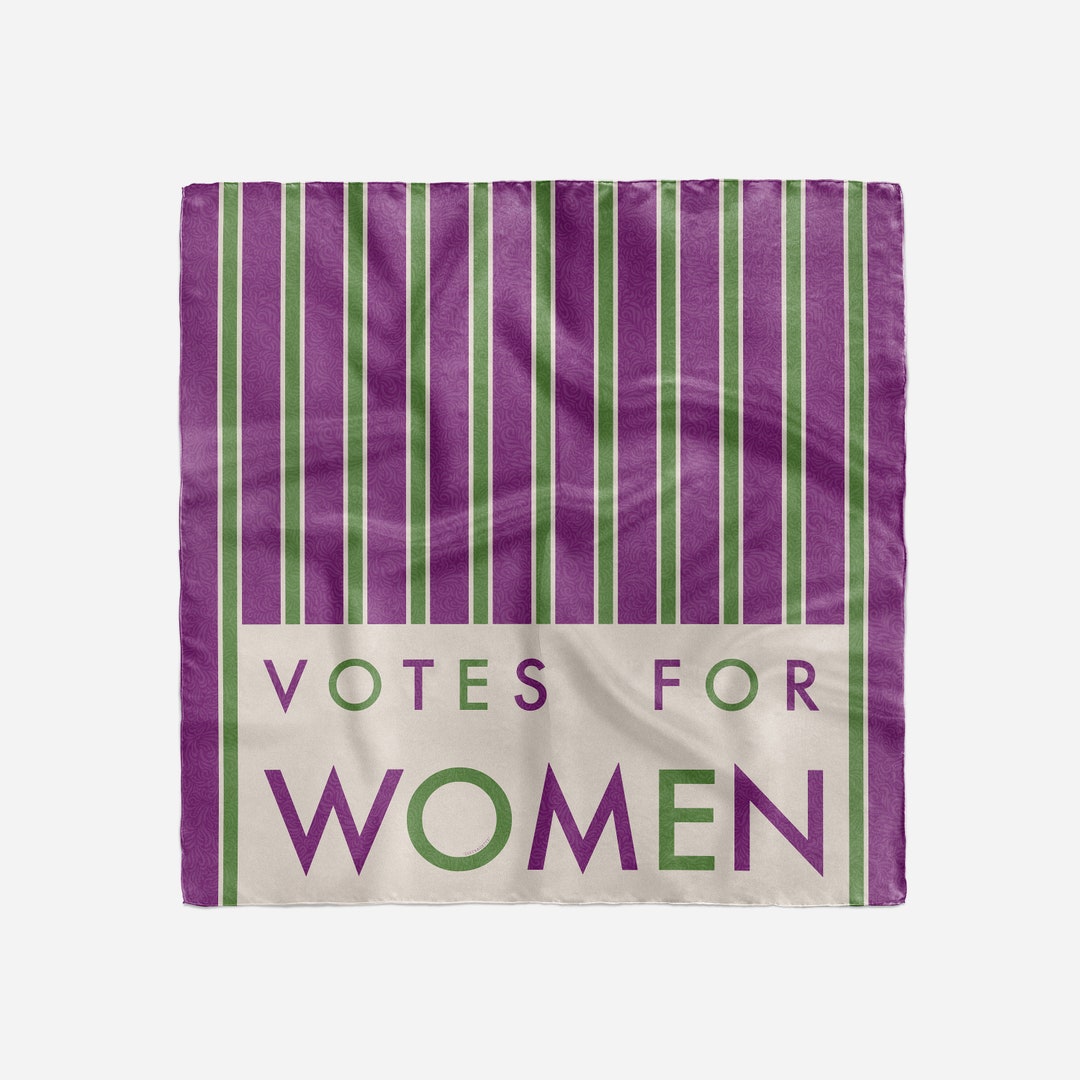 Suffragette "votes for Women" Scarf (history Collection) - Etsy