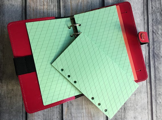 HAND LETTERING / Calligraphy Planner Paper Fits Filofax - Etsy