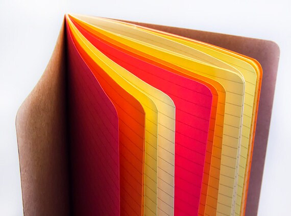 AUTUMN LEAVES Traveler's Notebook Insert Available in 8 - Etsy