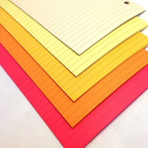 ULTIMATE RAINBOW Planner Paper Fits Filofax Personal or A5 | Etsy