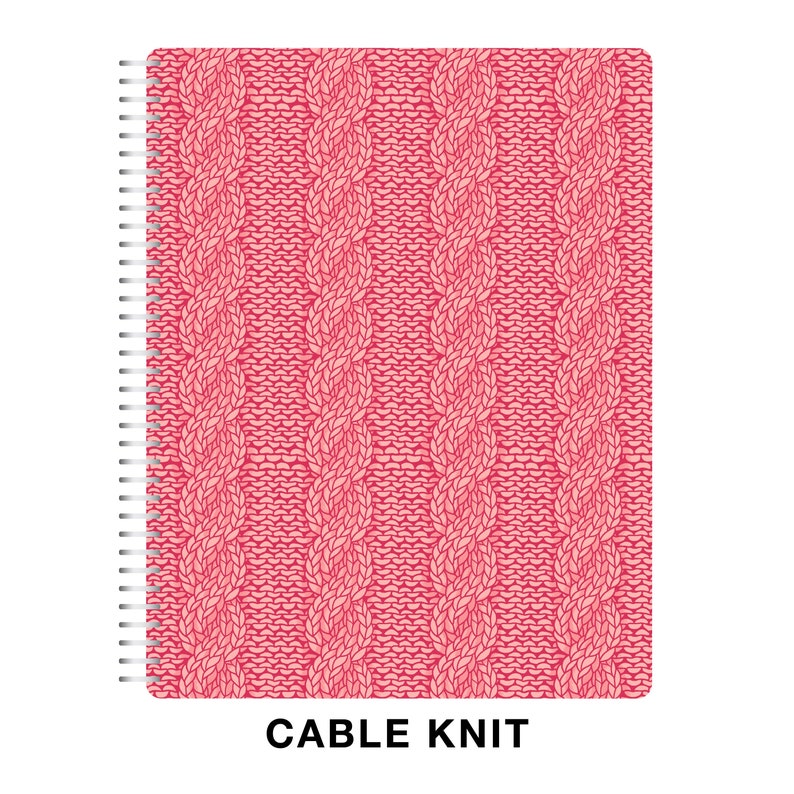 Spiral Knit & Crochet Notebook - Etsy