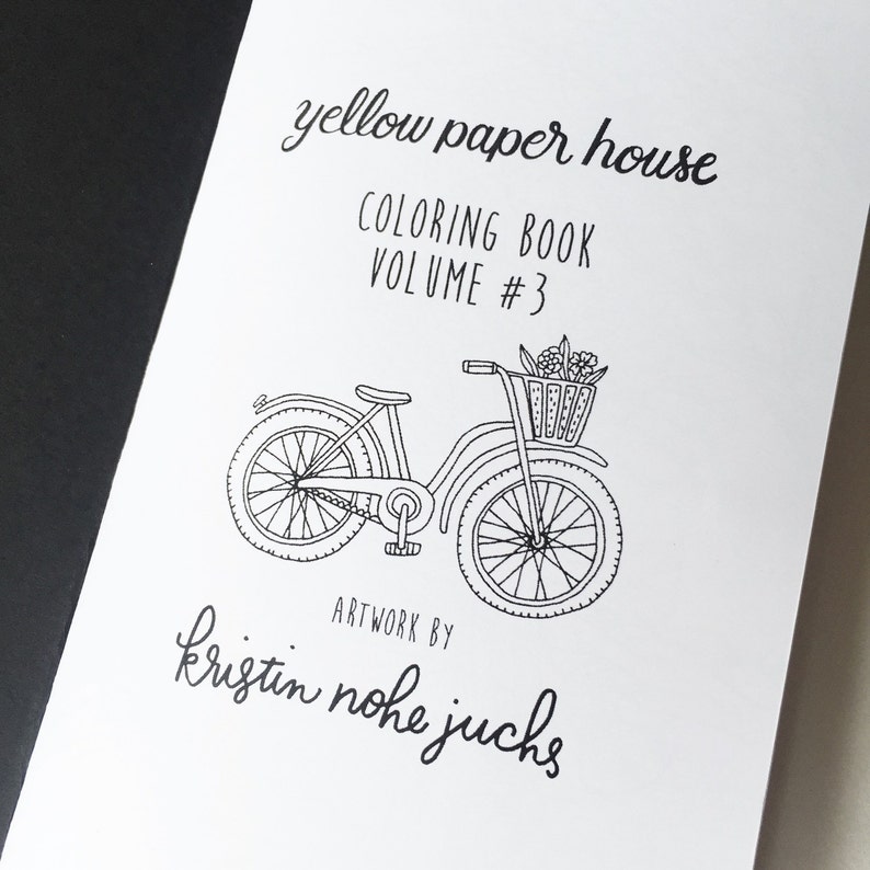 COLORING BOOK Volume 3 - Traveler's Notebook Insert Available in 7 ...