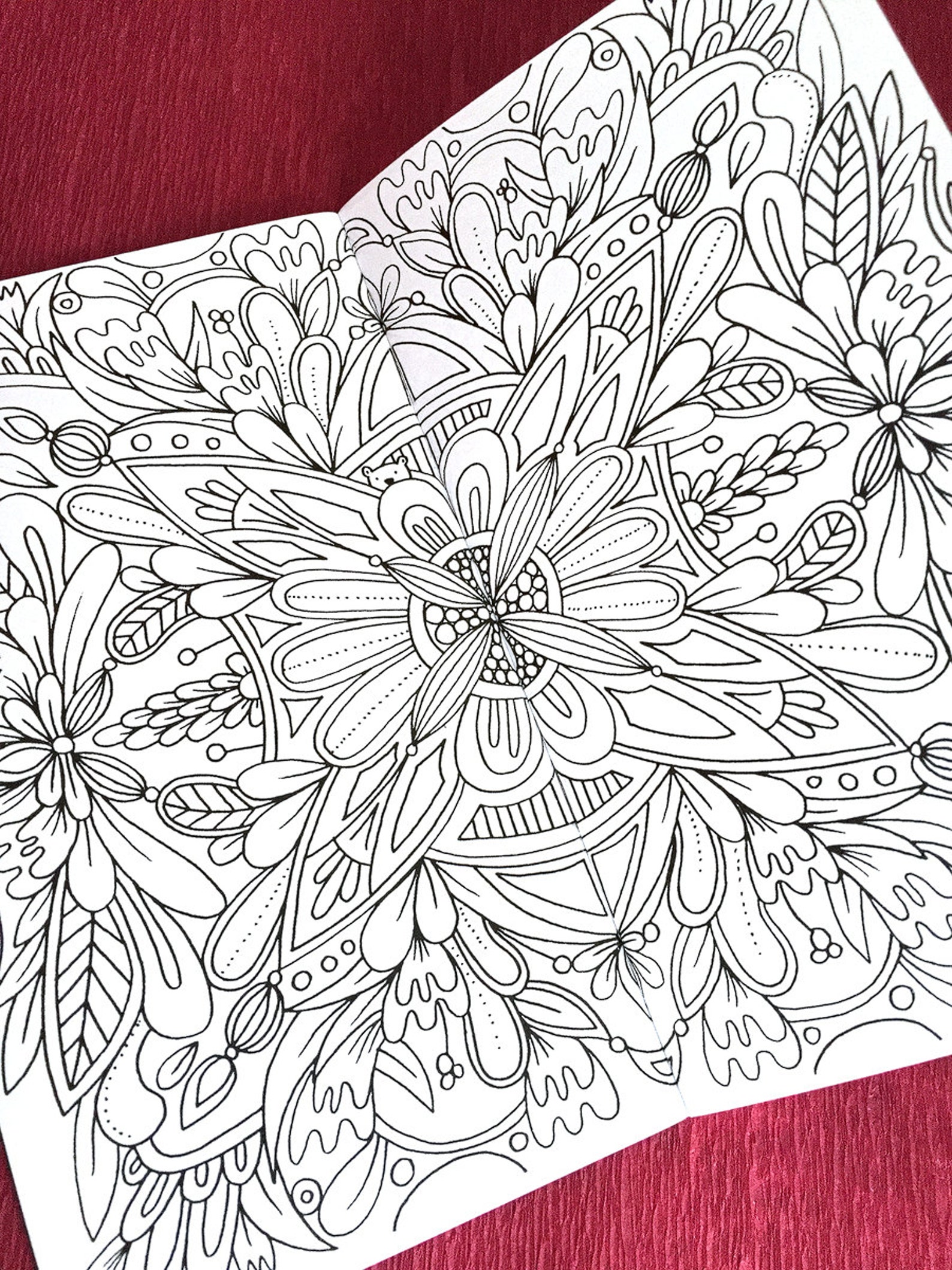 COLORING BOOK Volume 2 - Traveler's Notebook Insert 5 Sizes - Etsy