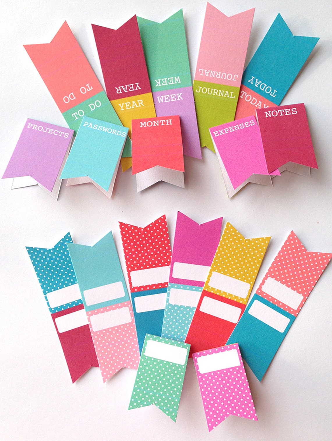 Printable 1 Inch Tabs - Fruity Collection - Instant Download ...