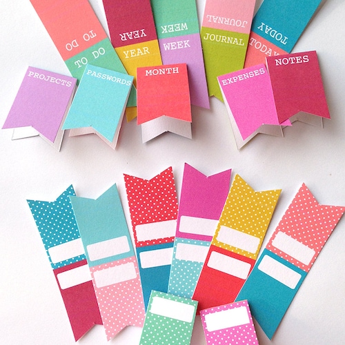 Printable 1 Inch Tabs Fruity Collection Instant Download - Etsy