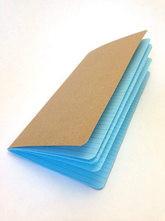 LINED Traveler's Notebook Insert Choice of 23 Colors and - Etsy