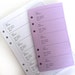 ADDRESS BOOK Planner Paper Fits Filofax Personal Size Planners - Etsy