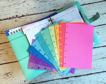 PASTEL RAINBOW Planner Paper Fits Happy Planner & Levenger | Etsy