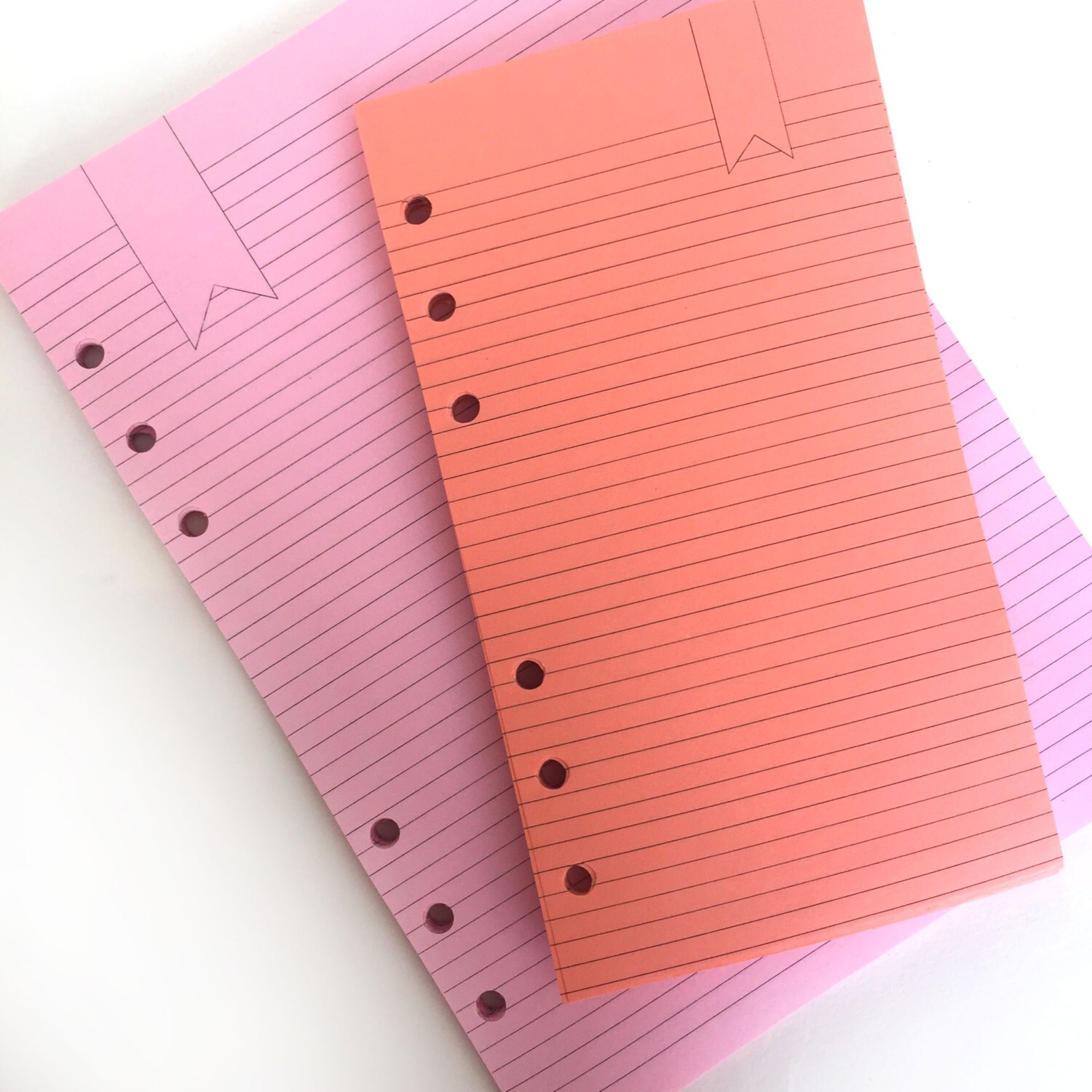 Ribbon Journal Planner Paper Fits Filofax A5 and Personal Size - Etsy