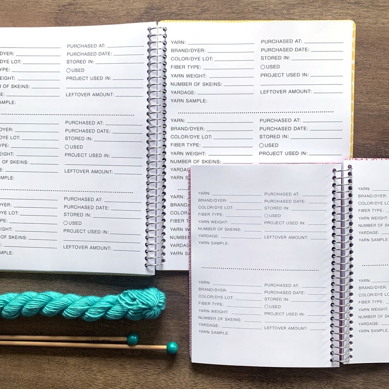 Spiral Knit & Crochet Notebook - Etsy