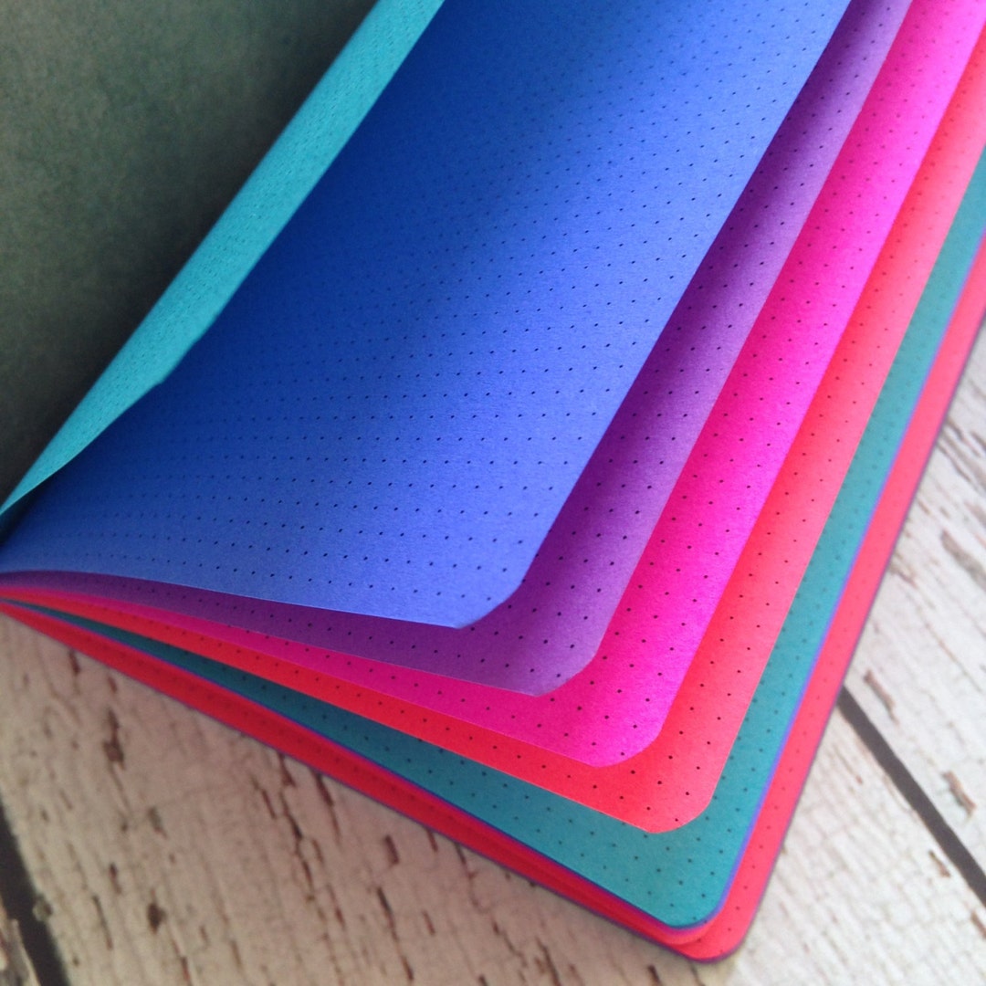 JEWEL TONES Traveler's Notebook Insert - Choice of Patterns and 8 Sizes ...