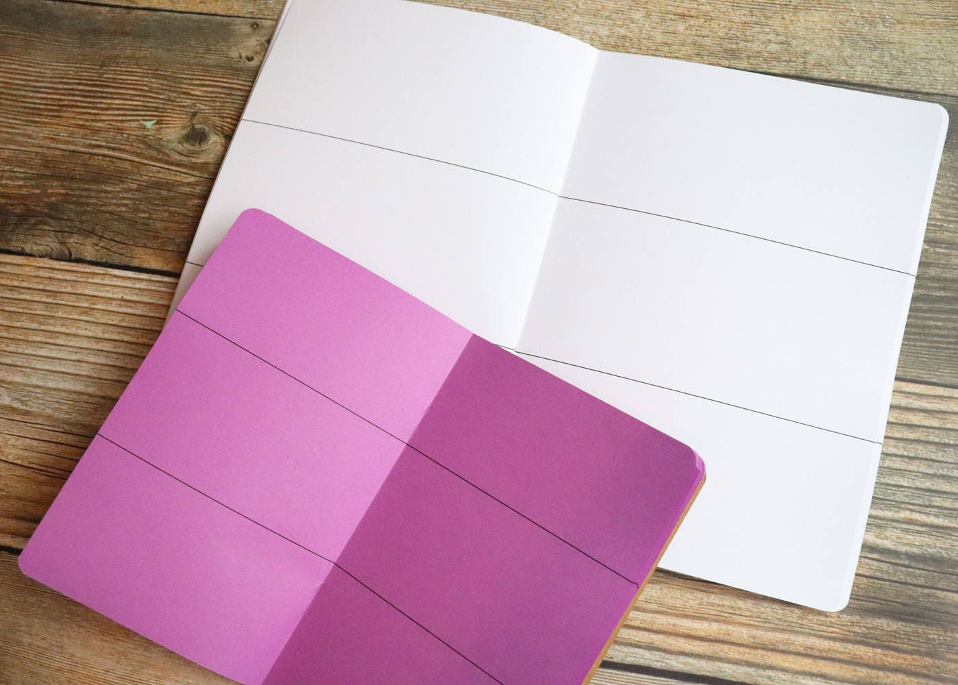 6 BOX HORIZONTAL DIY Travelers Notebook Insert B6 B6 Slim Pocket ...