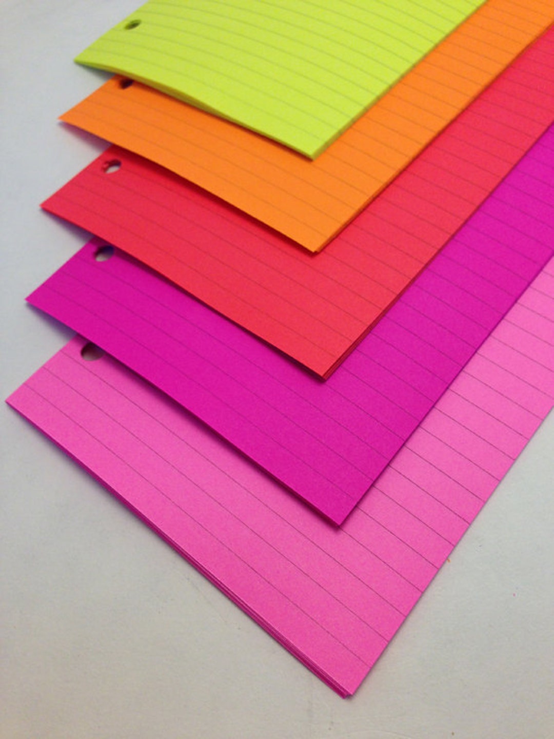 RED HOT Planner Paper Fits Filofax Personal or A5 Size Planners - Etsy